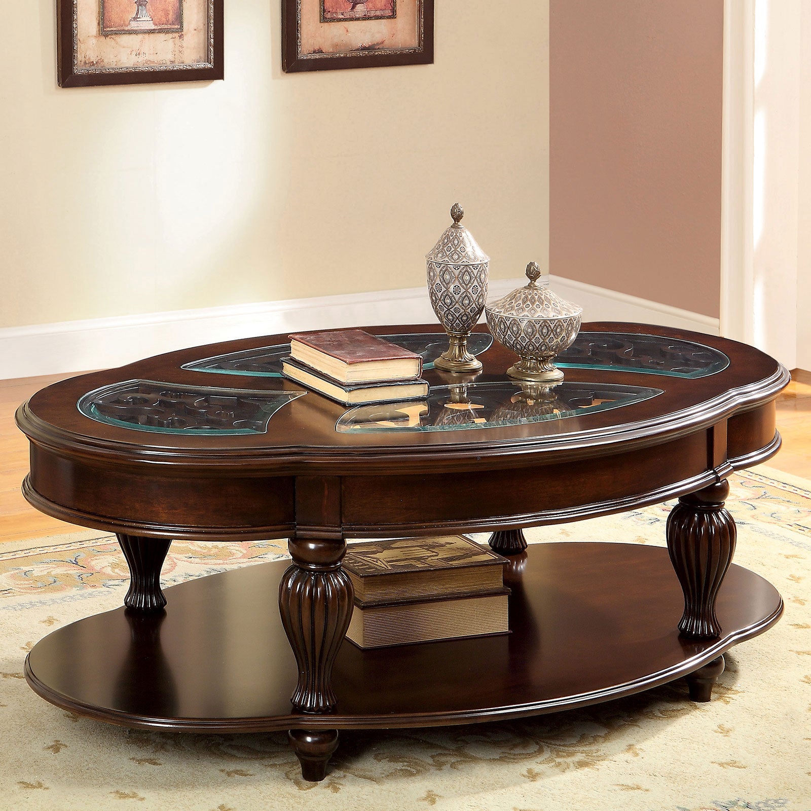 Dark cherry coffee table store