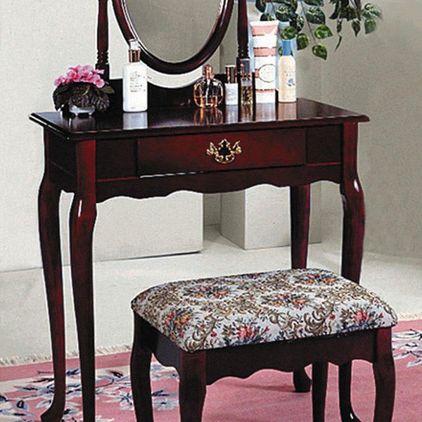cherry wood dressing table